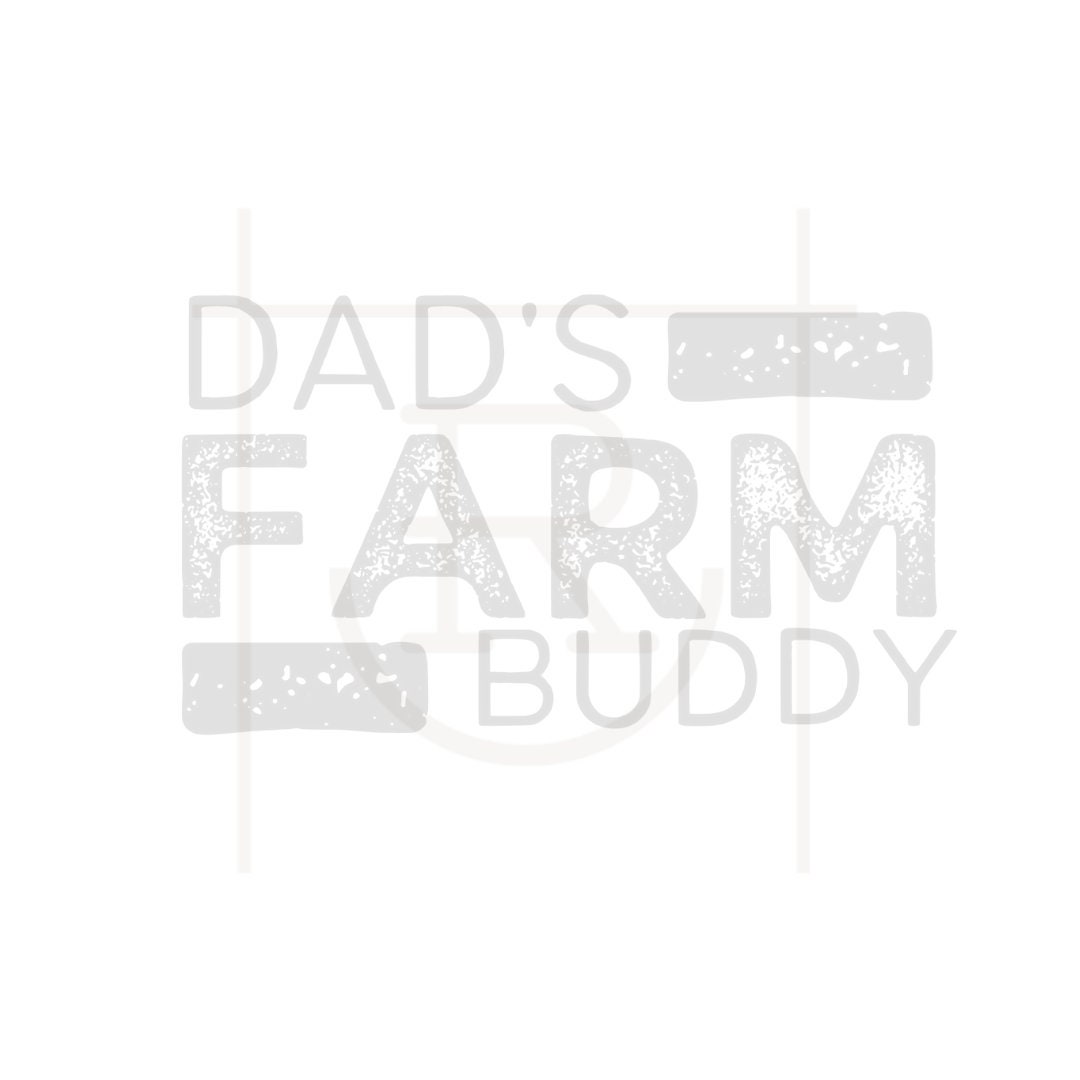 Commercial Use Dad's Farm Buddy Cut File // Farm Kid - Etsy