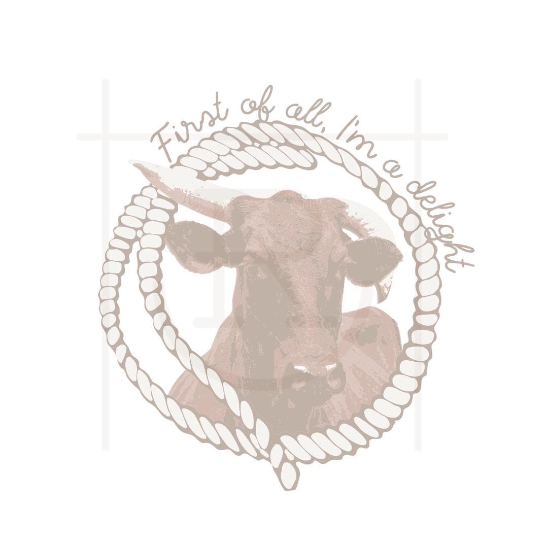 Commercial Use First of All, I'm a Delight Graphic // Ranching Graphic ...