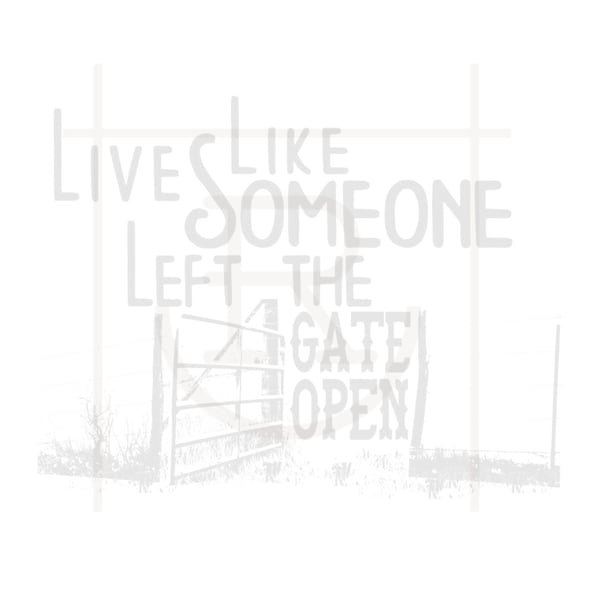 Left the Gate Open - Etsy