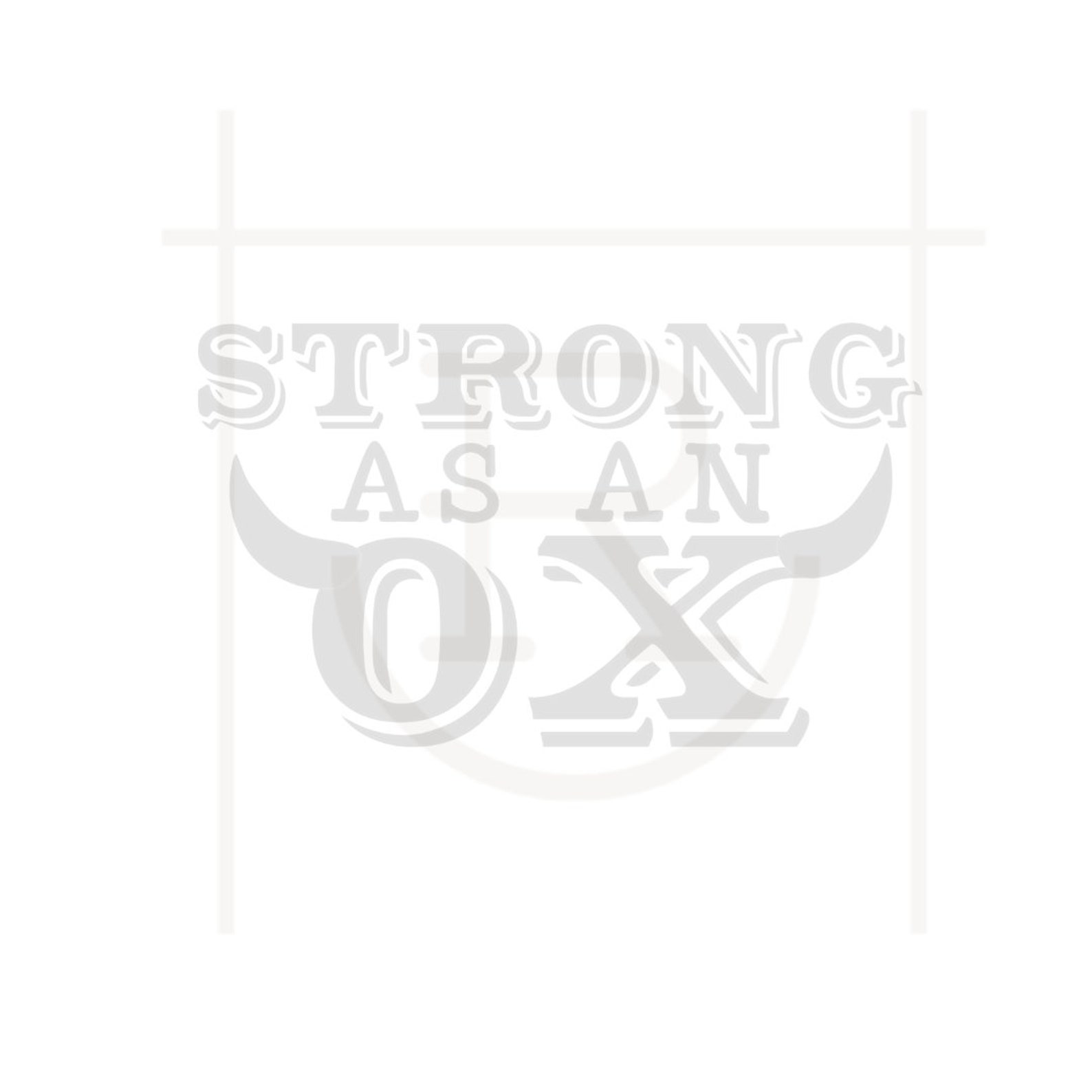 Strong Ad an Ox Clipart // Western Graphic // Ranch Hand // Farm Kid ...