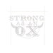 Strong Ad an Ox Clipart // Western Graphic // Ranch Hand // - Etsy