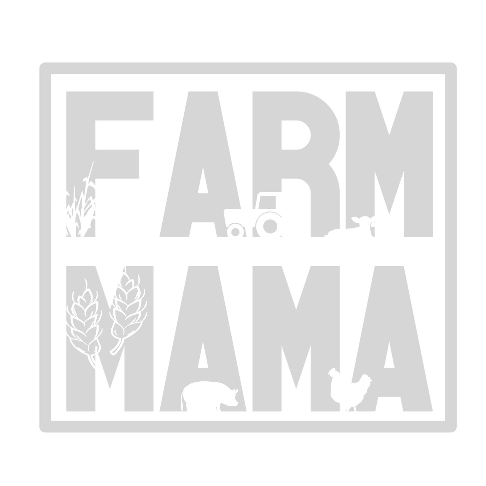 Personal Use Farm Mama Graphic // Boss Lady // Ag // | Etsy