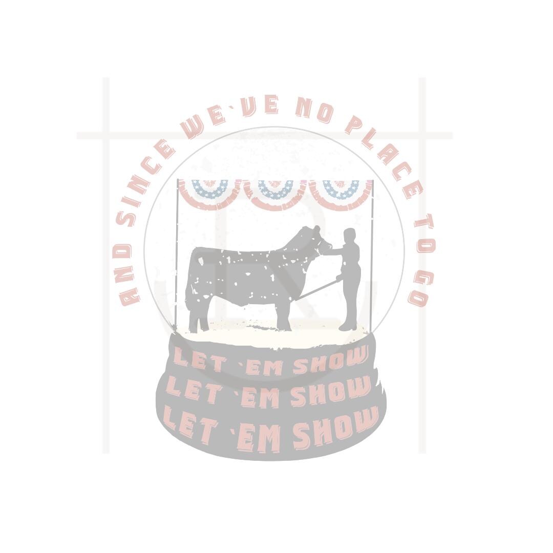 SEMI EXCLUSIVE Stock Show Snow Globe Graphic // Let 'em Show // Country ...