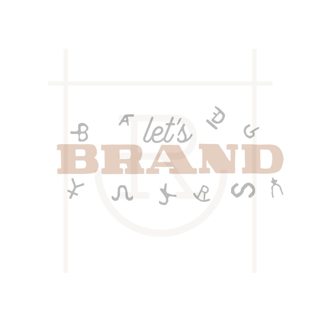 Commercial Use Let's Brand Graphic // Instant Download // SVG // PNG ...