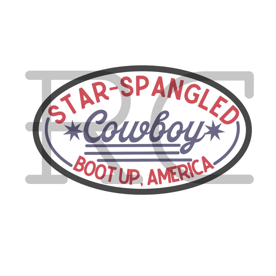 Commercial Use Star Spangled Cowboy // Cowgirl // Farm Kid // Includes ...