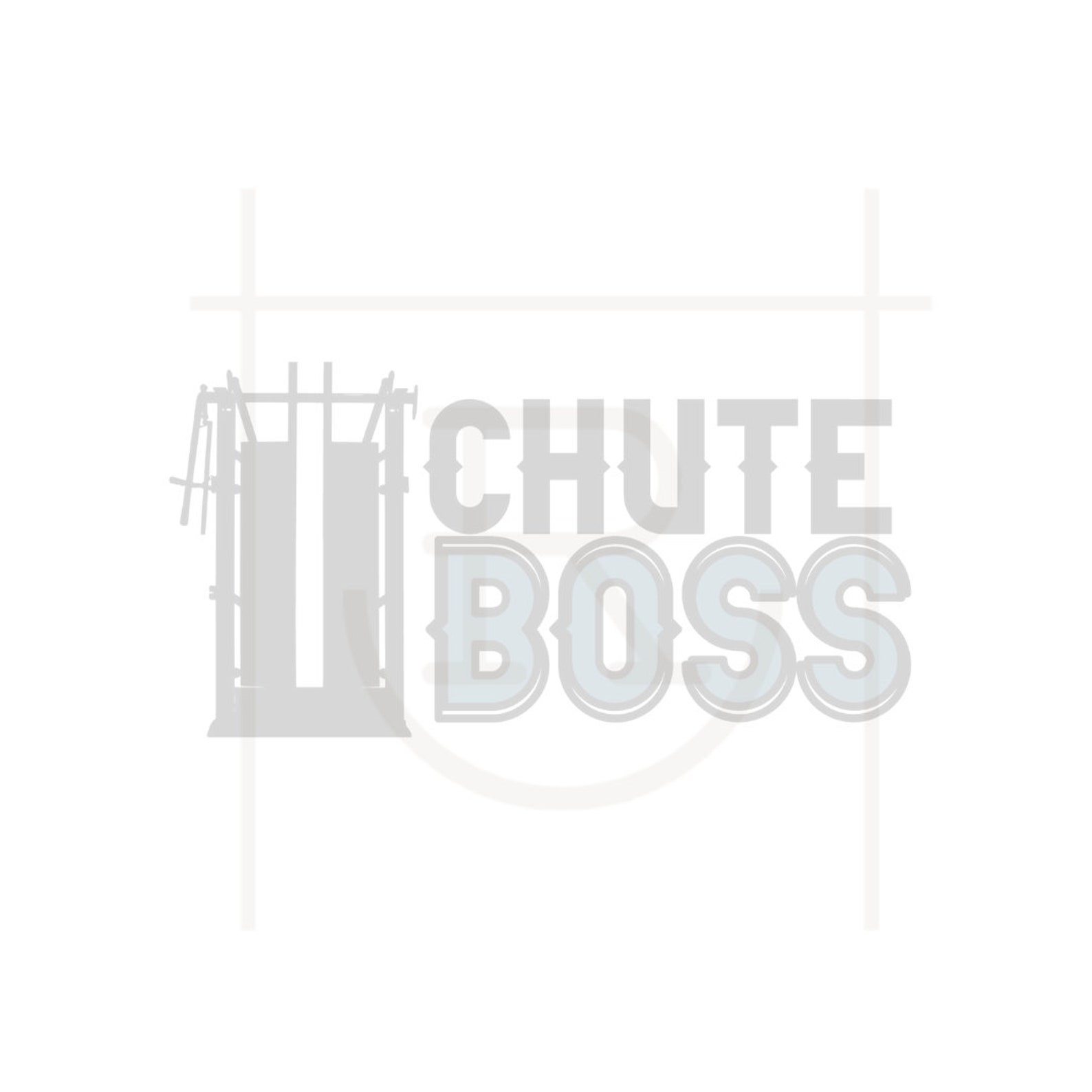 Commercial Use Chute Boss Graphic // Working Cattle SVG // Rancher ...