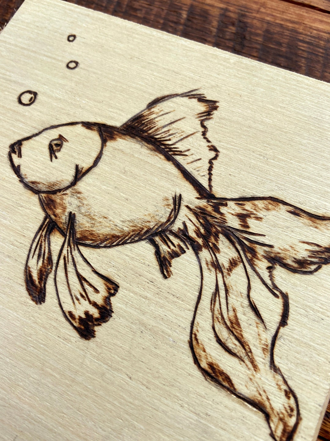 Wood Burn Art, Wood Burn Wall Decor, Wood Burn Nature, Wood Burn Fish ...
