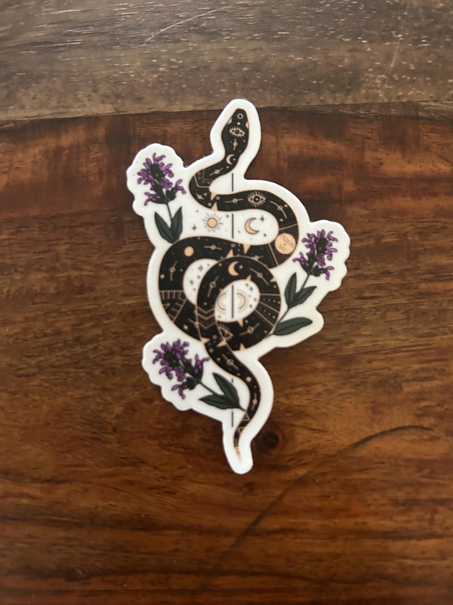 Serpent and Salvia Boho Sticker Laptop Stickers Water Bottle Stickers ...