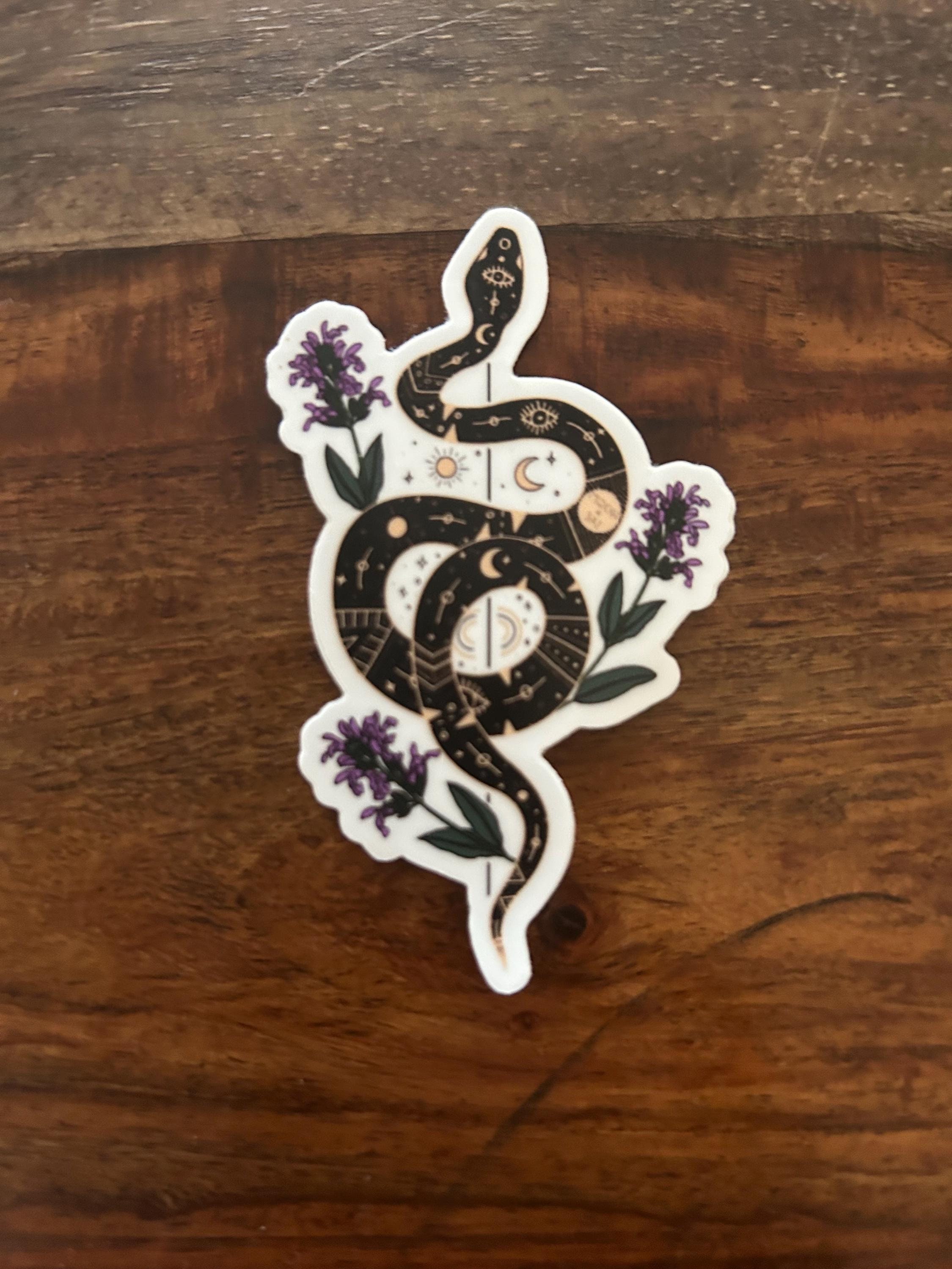 Serpent and Salvia Boho Sticker Laptop Stickers Water Bottle Stickers ...