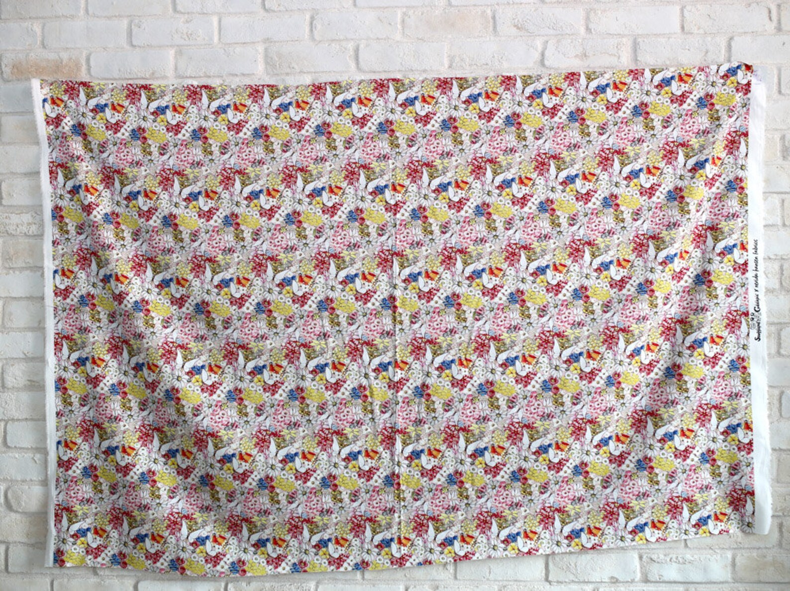 Nerida Hansen May Gibbs Garden Pink Cotton Sateen 50cm - Etsy