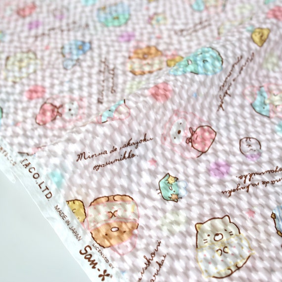 Japanese Fabric San-x Sumikko Gurashi Goodnight Cotton | Etsy