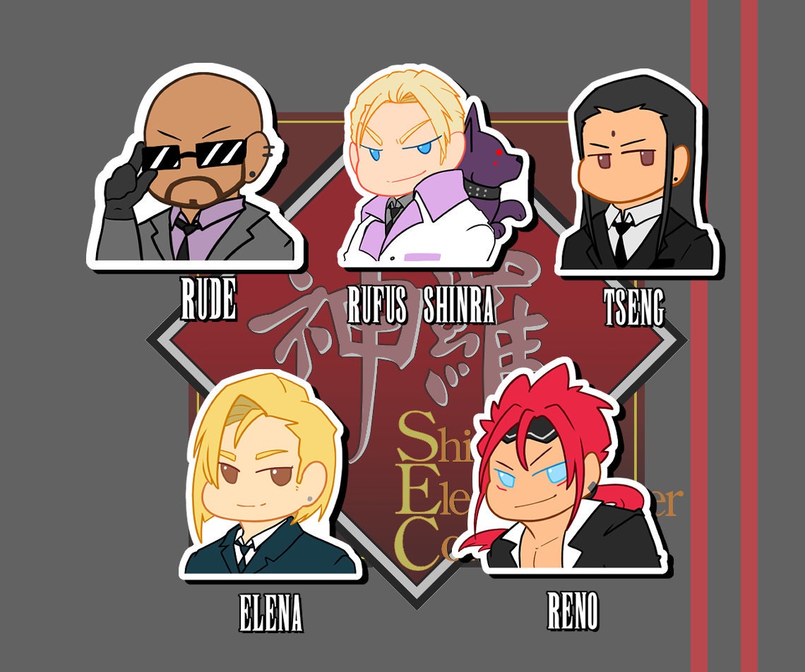Shinra Turk Stickers - Etsy