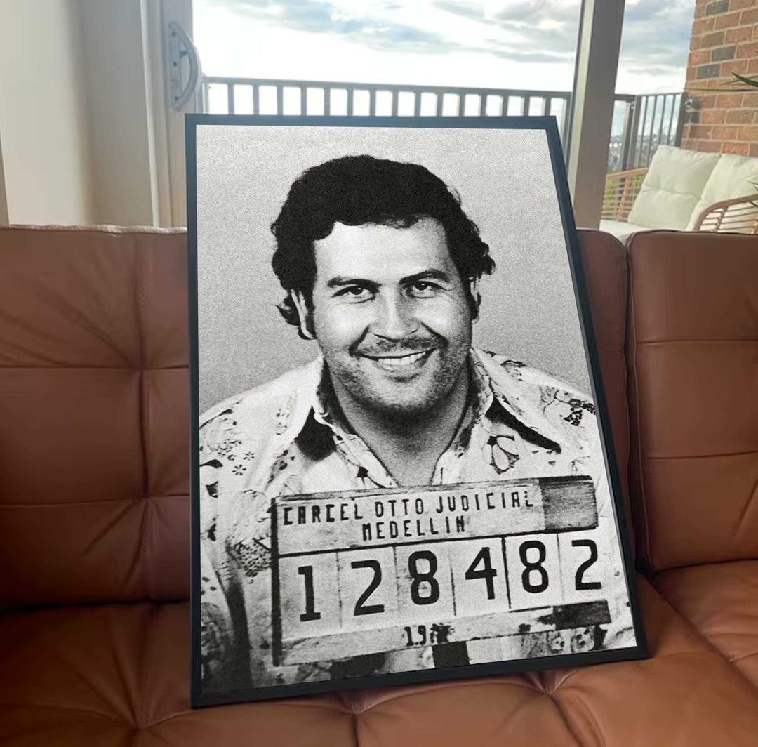 Pablo Escobar Mugshot Poster - Etsy