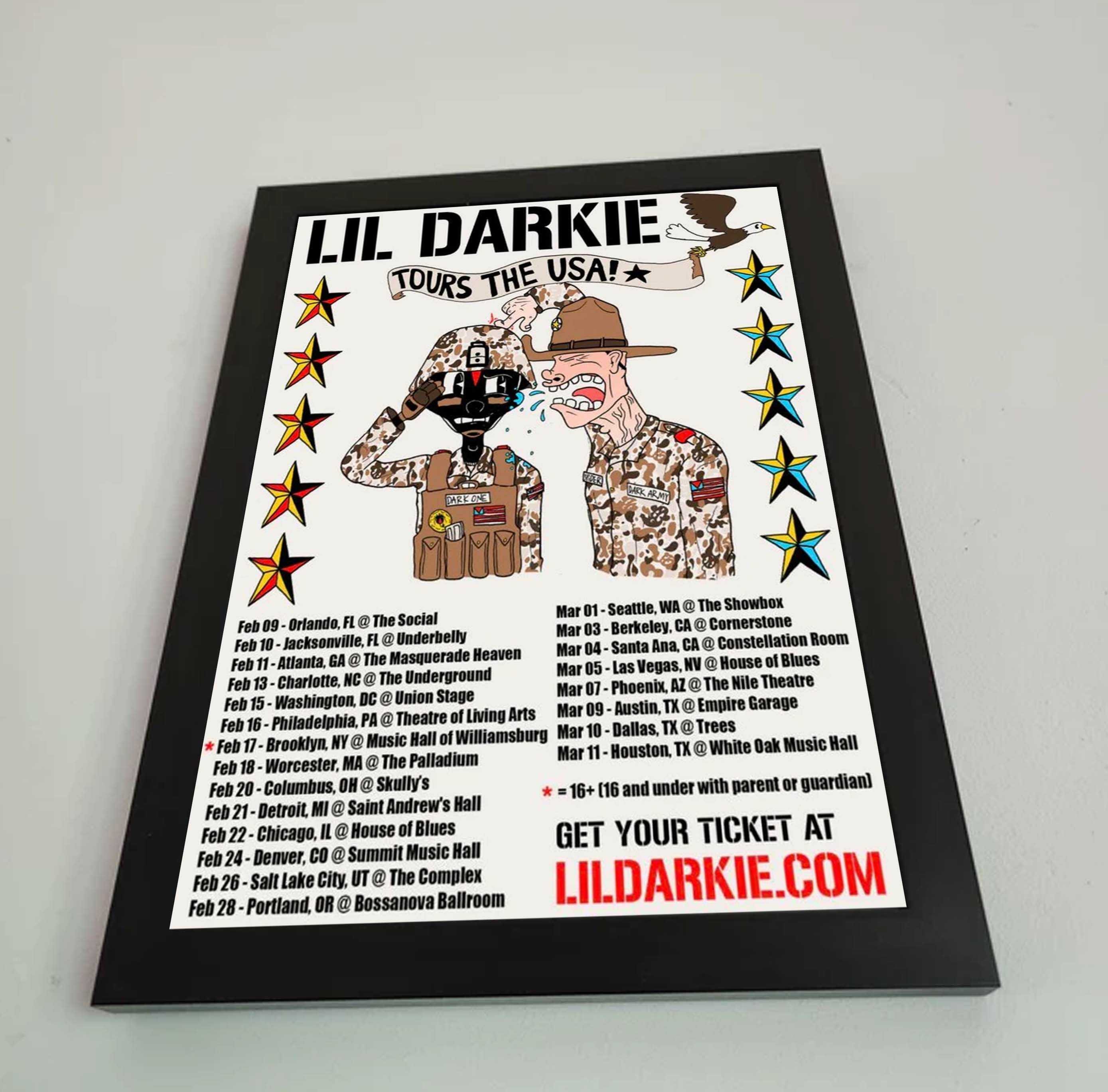 Lil Darkie Tour 2023 Poster sold by Ian Lynch | SKU 40199973 | Printerval