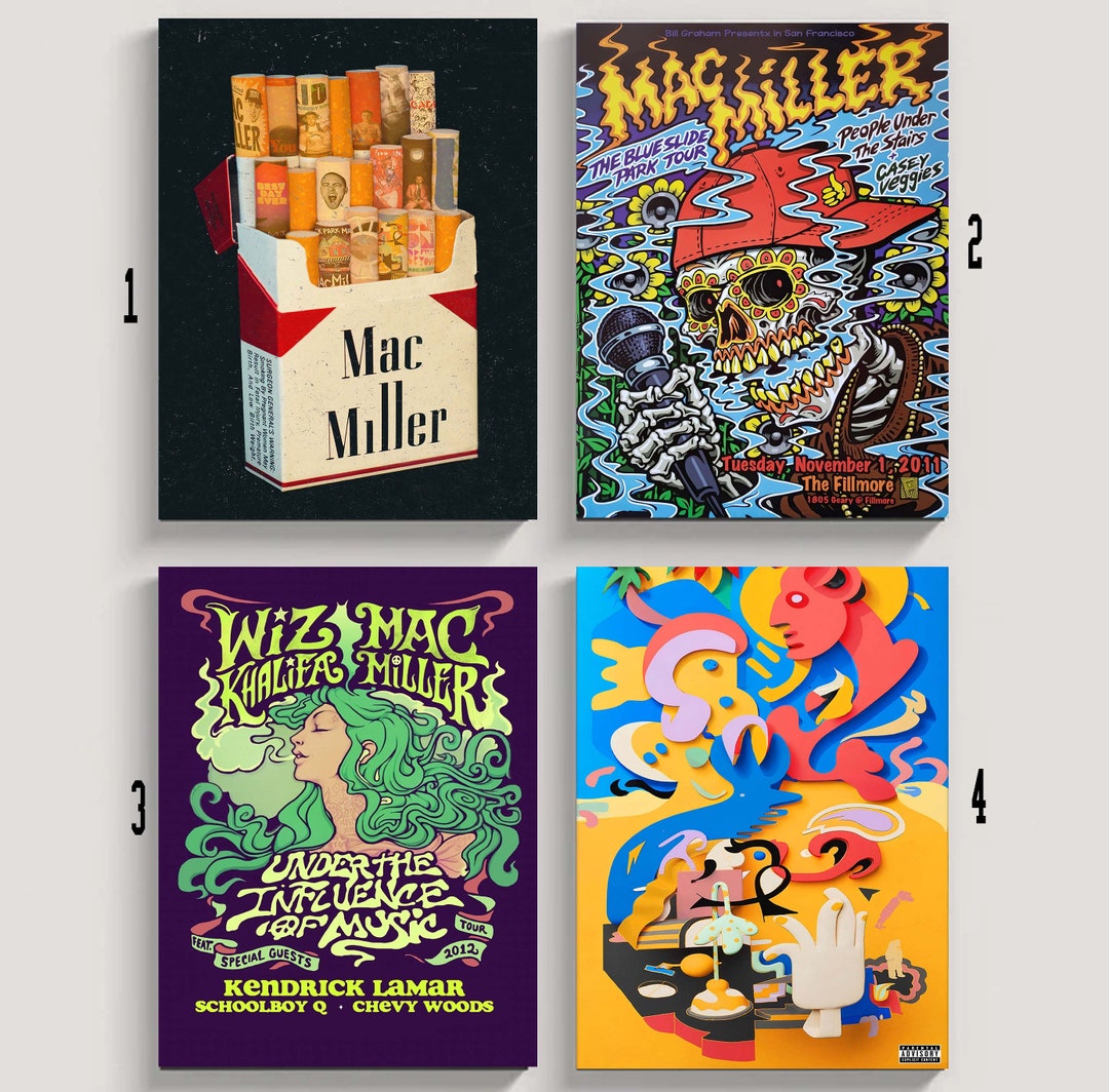 Custom Mac Miller Cigarette Pack Poster - Etsy