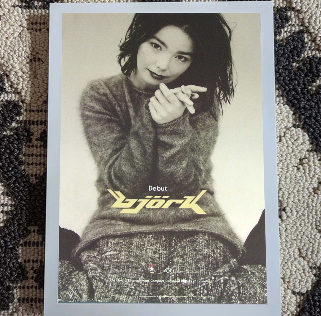 Bjork Debut Album Cover Poster - Etsy
