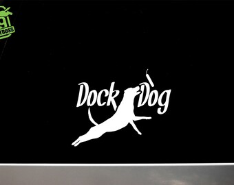 Dock Diving Decal | Etsy