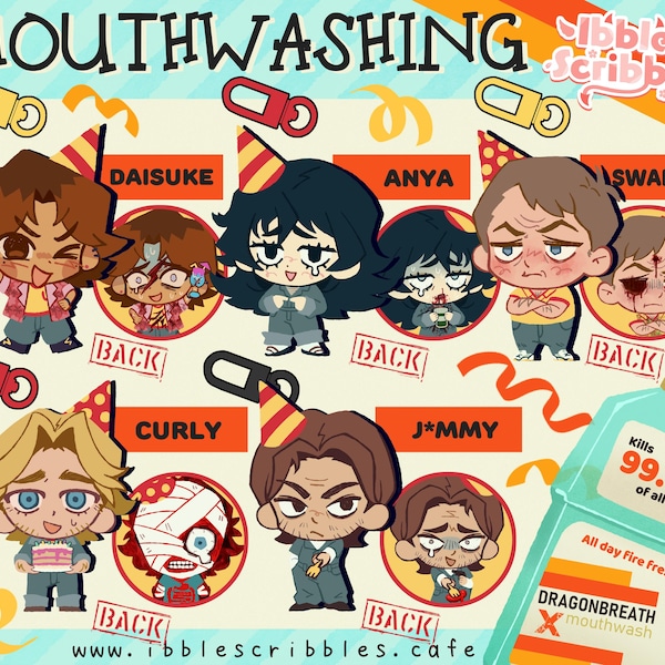 Daisuke Mouthwashing Plush - Etsy