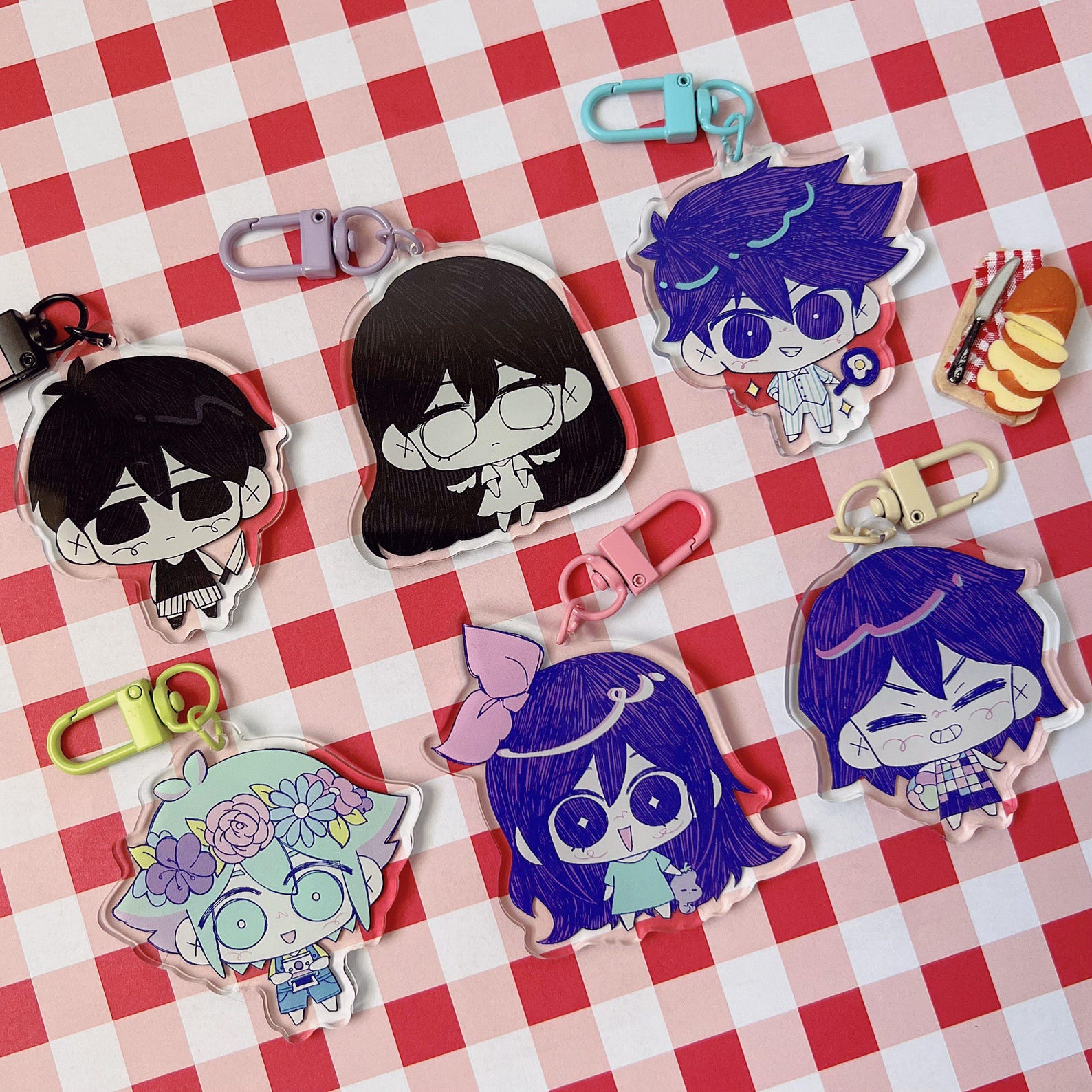 Omori Acrylic Charms - Etsy