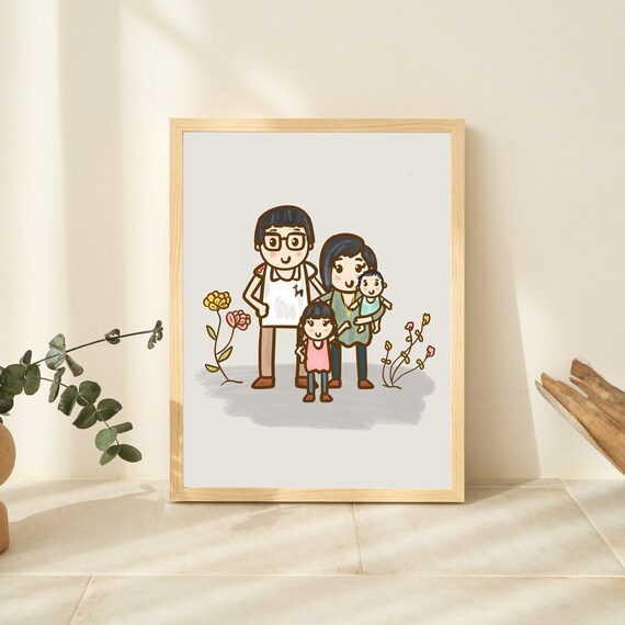 Perfect Family Picture Cartoon