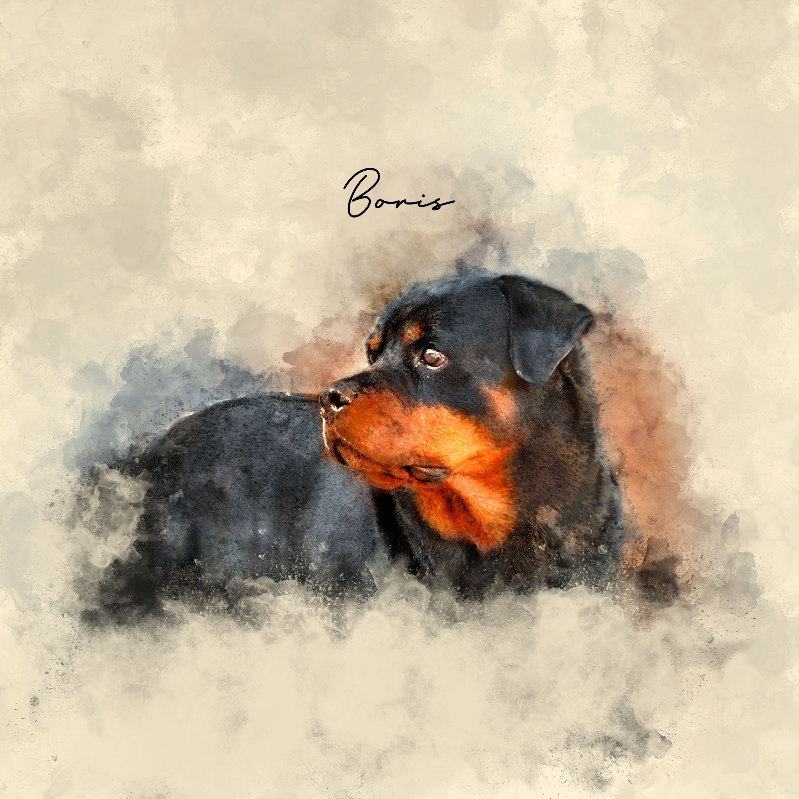 Rottweiler Paintings