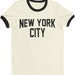 New York City Ringer Tee T-shirt Retro Style Men's Shirt natural /black, Regular - Etsy