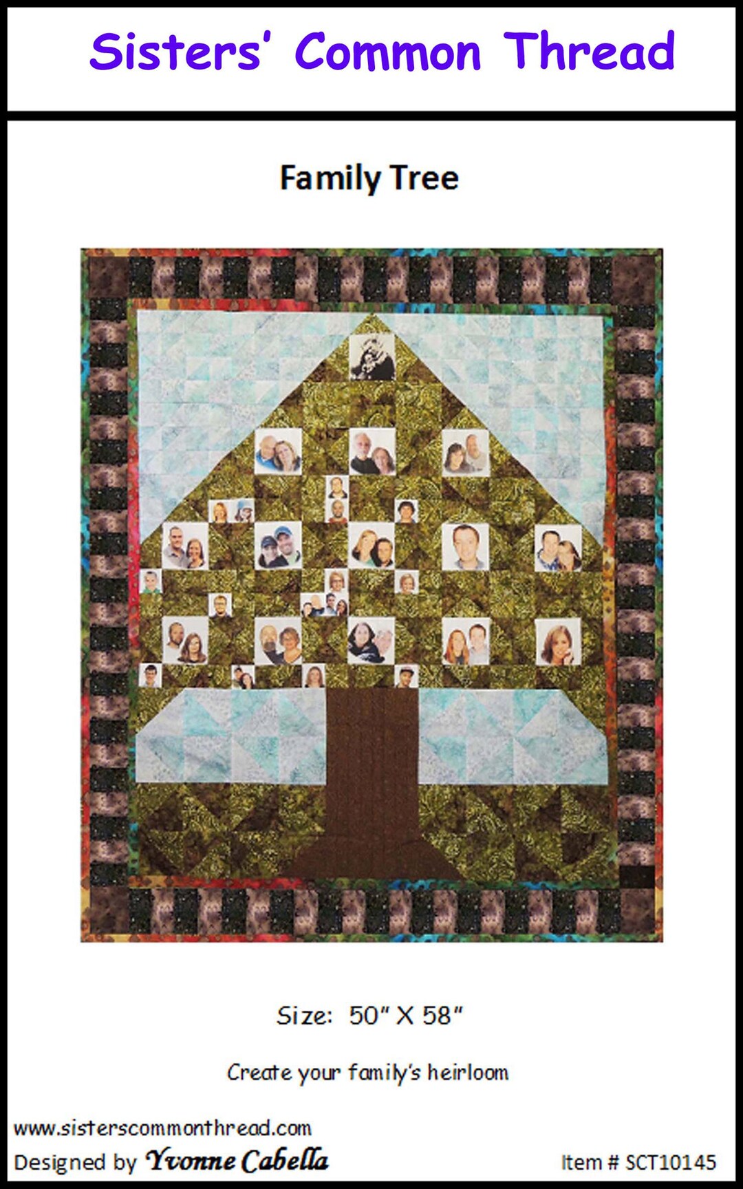 Family Tree Quilt Pattern, OP by Sisters' Common Thread - Etsy