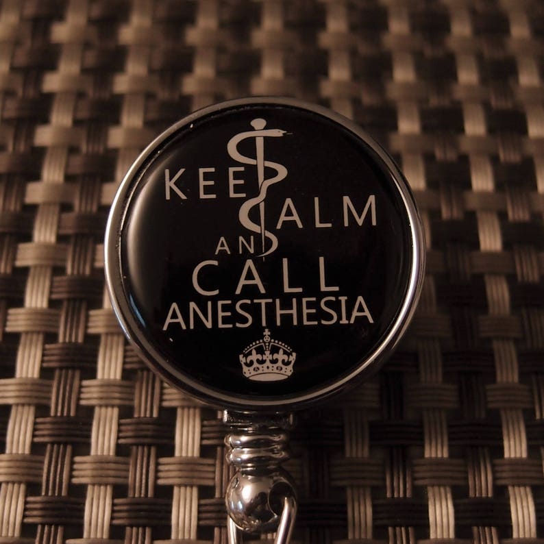 Keep Calm and BLAME/CALL Anesthesia Badge Reel metal | Etsy Keep Calm and BLAME/CALL Anesthesia Badge Reel metal | Etsy