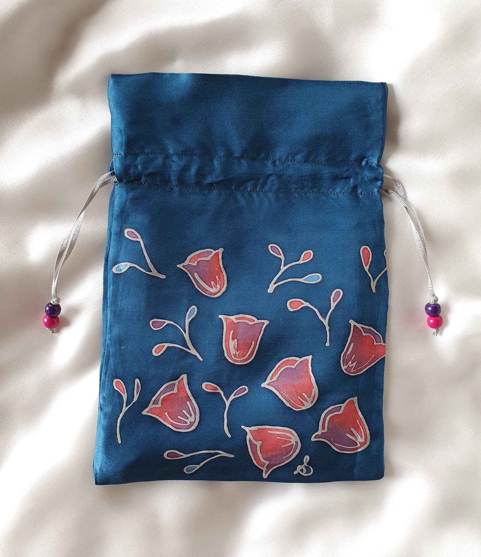 Flame Tree Fall Poti Bag Drawstring Mini Bag Australian - Etsy Australia