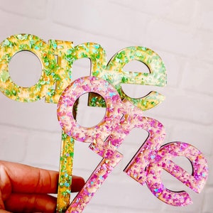 One Cake Topper, Sun Cake Topper, First Trip Around the Sun Birthday ...