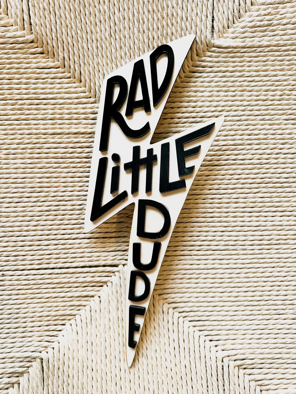 Rad Little Dude | Boy Nursery Decor | Modern Boy Room Sign | Boys Room ...