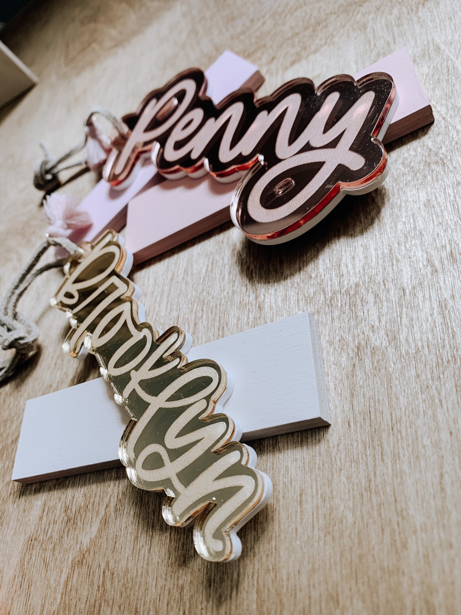 Personalized Keychain Names Acrylic Mirror Finish - Etsy