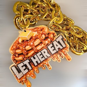 Custom Uv Printed Oversized Sports Chains / Gold Oversized Chain ...