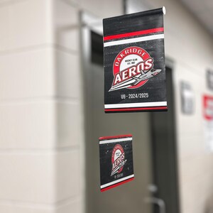 Sports Team Banner Flag With Pole | Travel Team Sign | Hockey Locker ...
