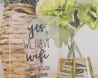 We Have No Wifi Sign - Etsy