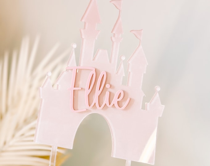 Castle Cake Topper - Etsy