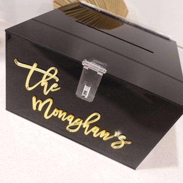 Acrylic Card Box - Etsy