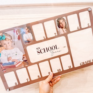 My School Years Sign, School Picture Display Board, School Picture Sign ...