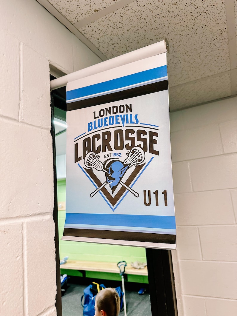 Sports Team Banner Flag With Pole | Travel Team Sign | Hockey Locker ...