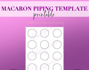 Macaron Shell Template Design - Etsy