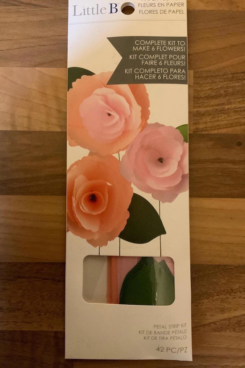 Paper Flower Making Kits, 5 to Choose From. - Etsy