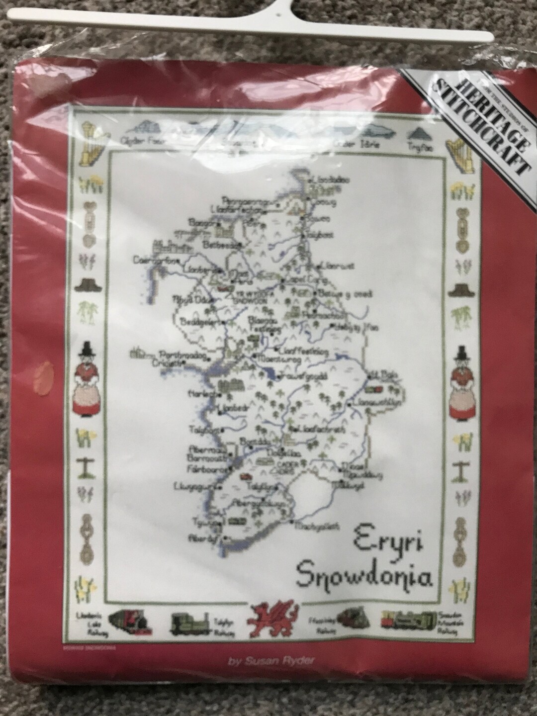 Cross Stitch Kit of “snowdonia”. It is a New, Unopened Kit Stitched on ...