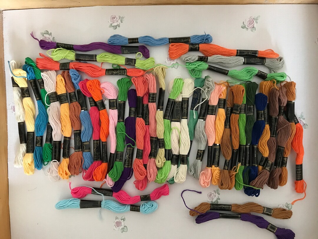 Embroidery Threads Bundle. This is a Collection of Preowned, Coloured ...