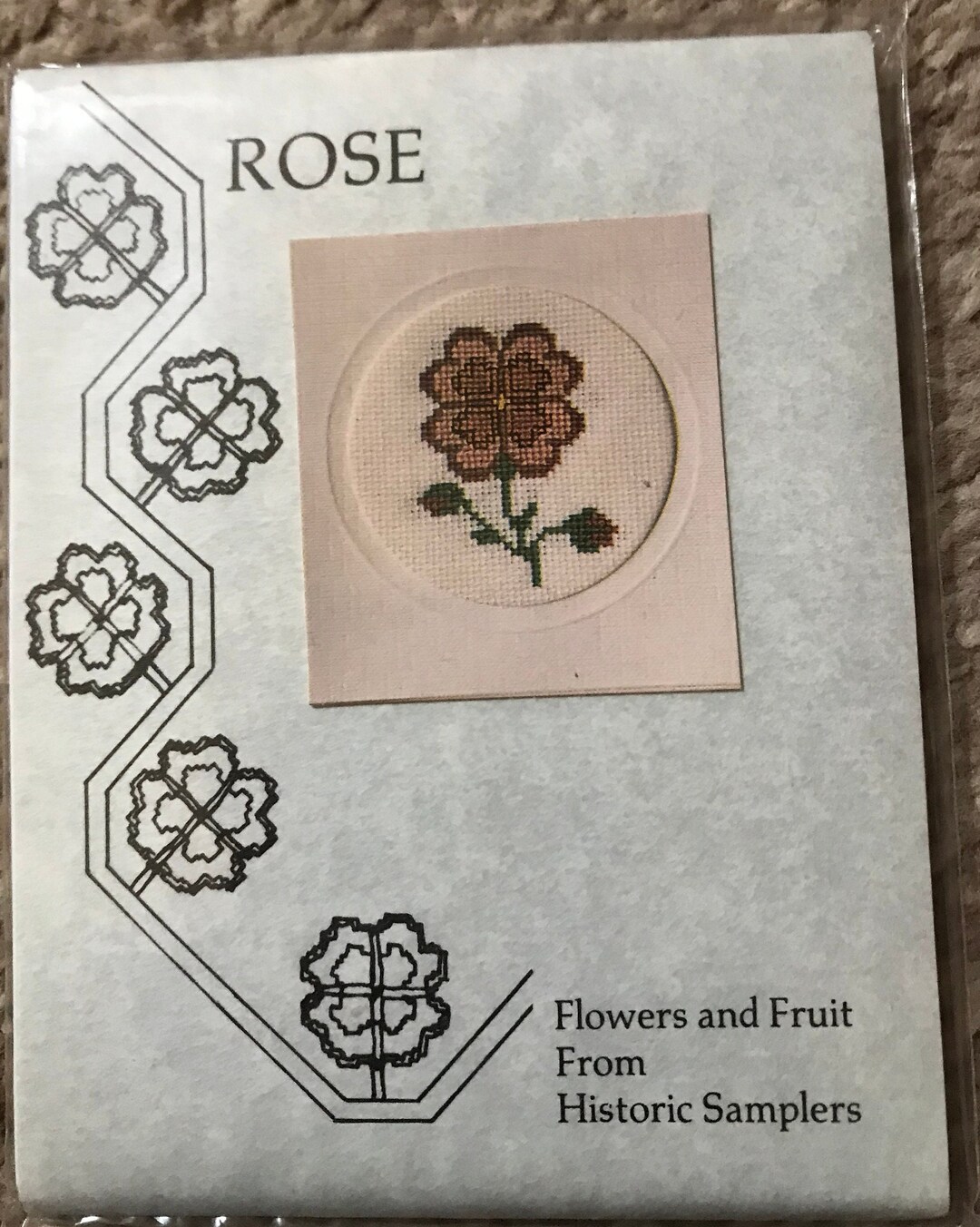 Textile Heritage Collection Cross Stitch Kits. flowers and Fruits ...