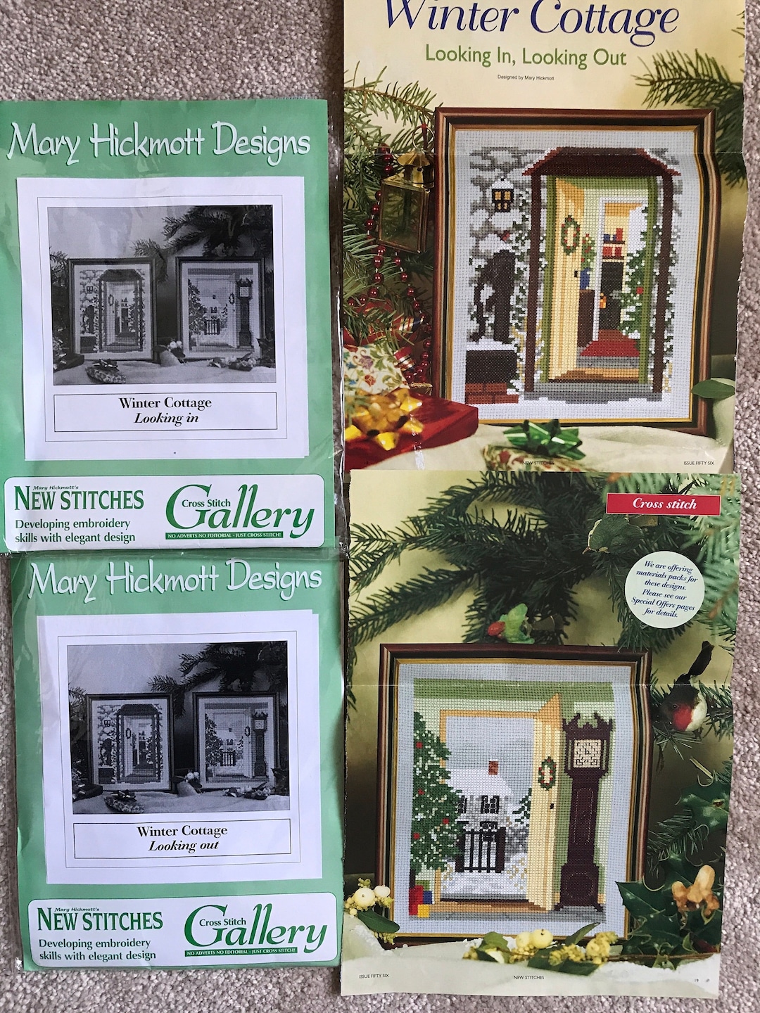 Cross Stitch Kits Designed by Mary Hickmott for New Stitches Magazine ...