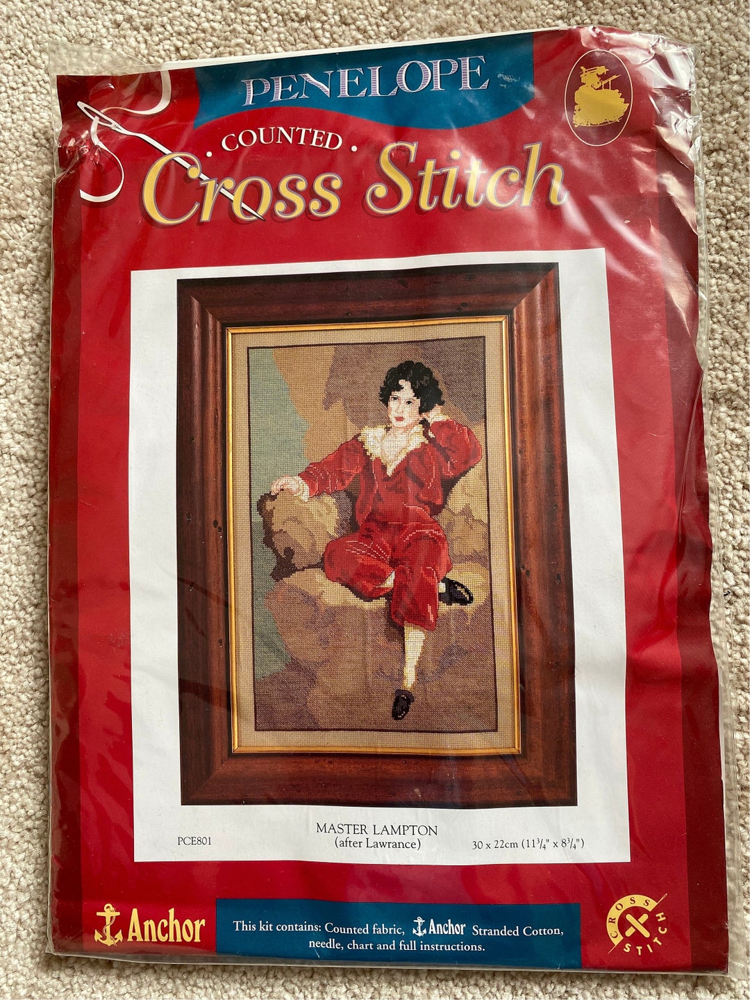 Cross Stitch Kit by Penelope. master Lampton a Copy of the - Etsy