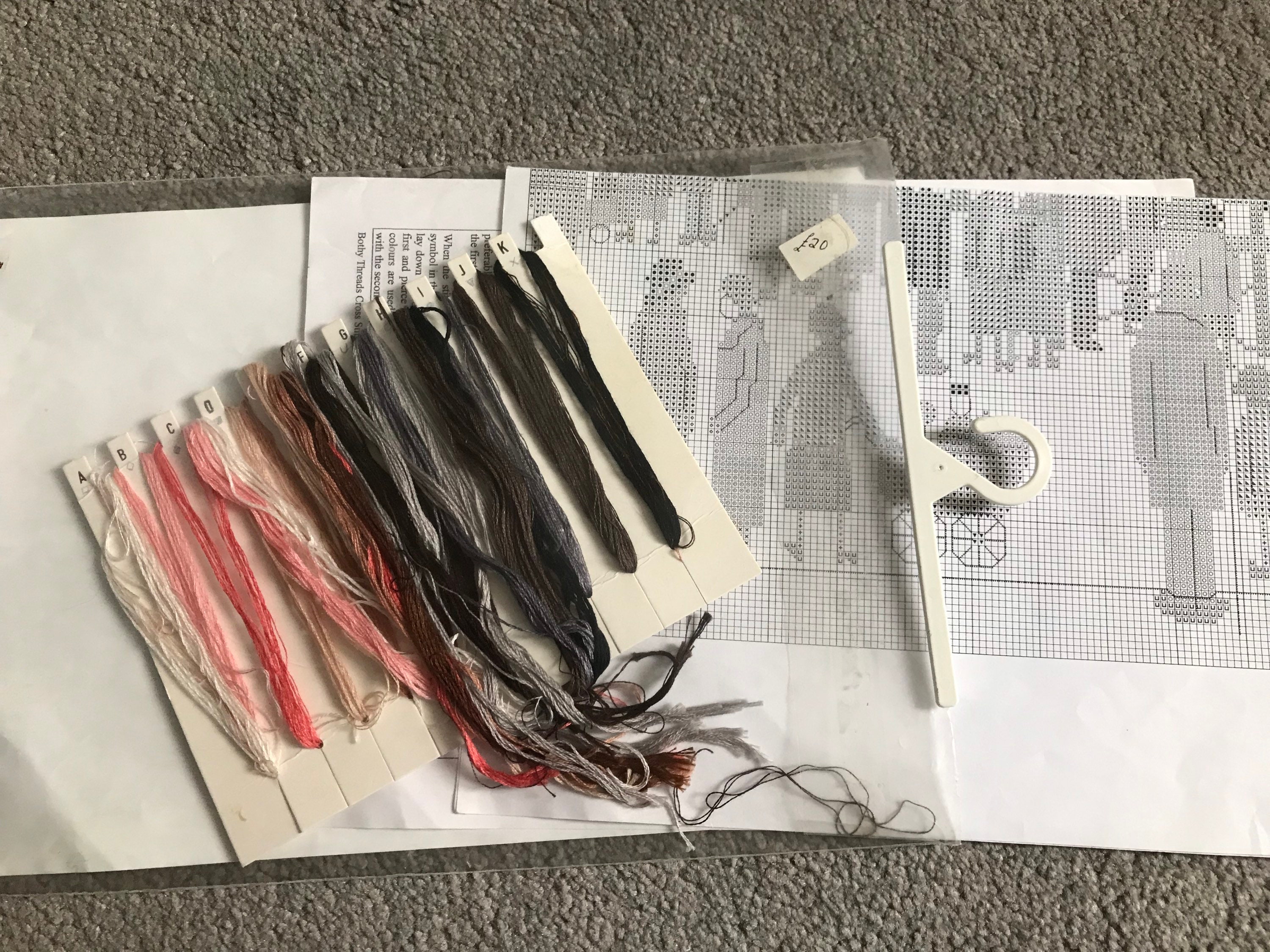 Cross Stitch Charts and Remaining Threads for Lowry Style Pictures by ...