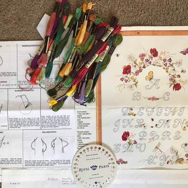 Embroidery Sampler - Etsy