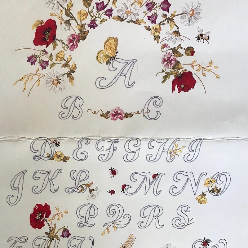 Sampler Embroidery - Etsy