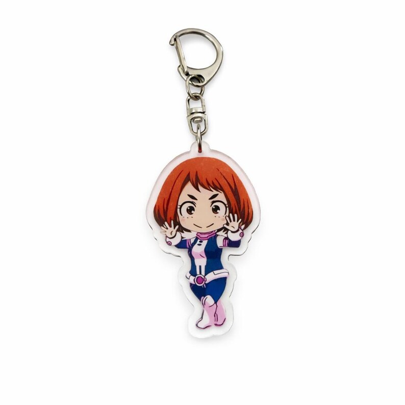 Ochaco Uraraka Keychain | My Hero Academia Acrylic Charm | BNHA Anime ...